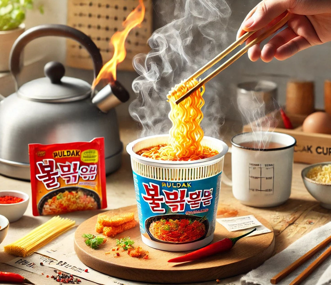 How to Prepare Buldak Cup Noodles Perfectly Every Time – Matchesfood