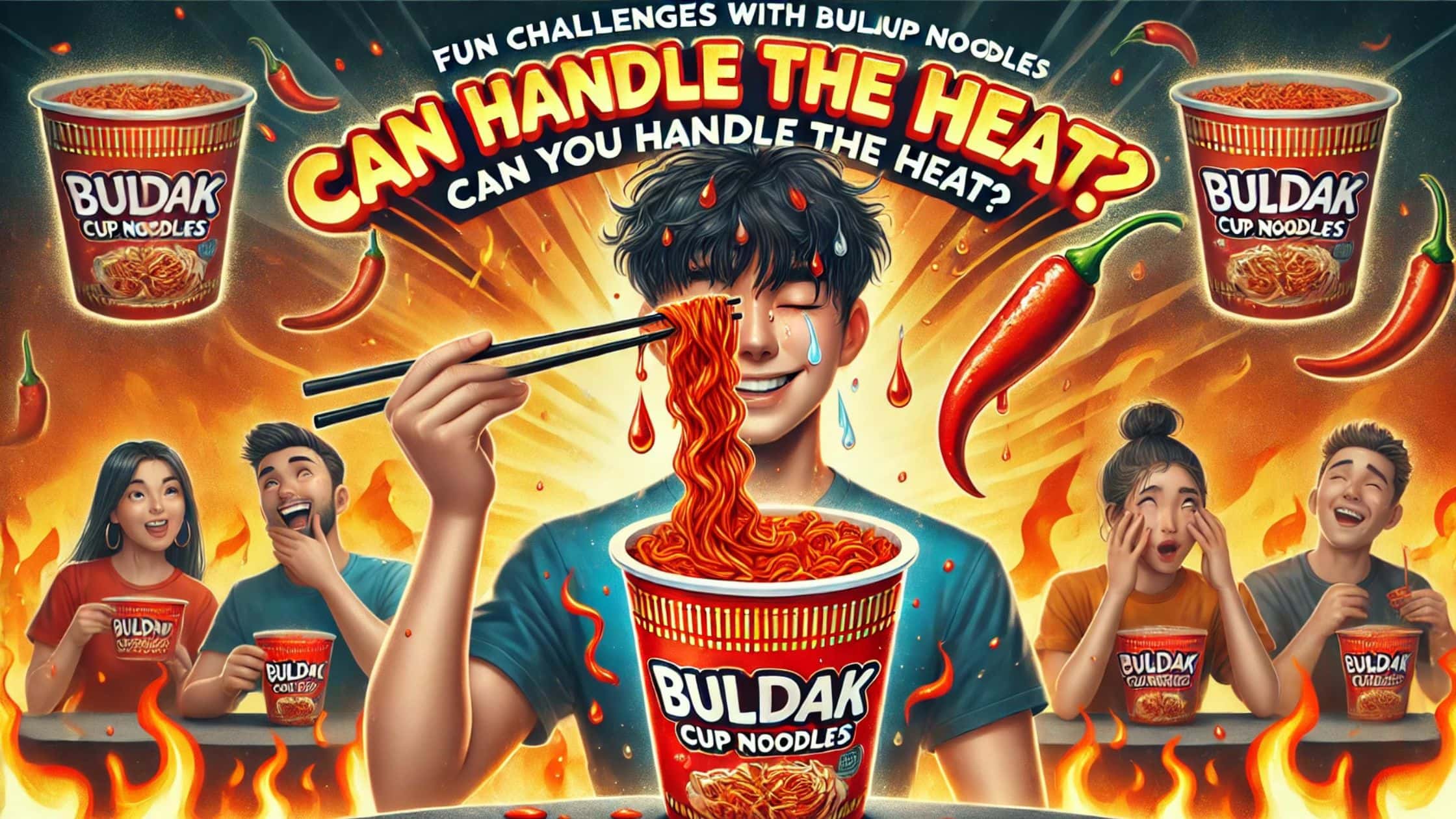 Fun Challenges with Buldak Cup Noodles: Can You Handle the Heat ...